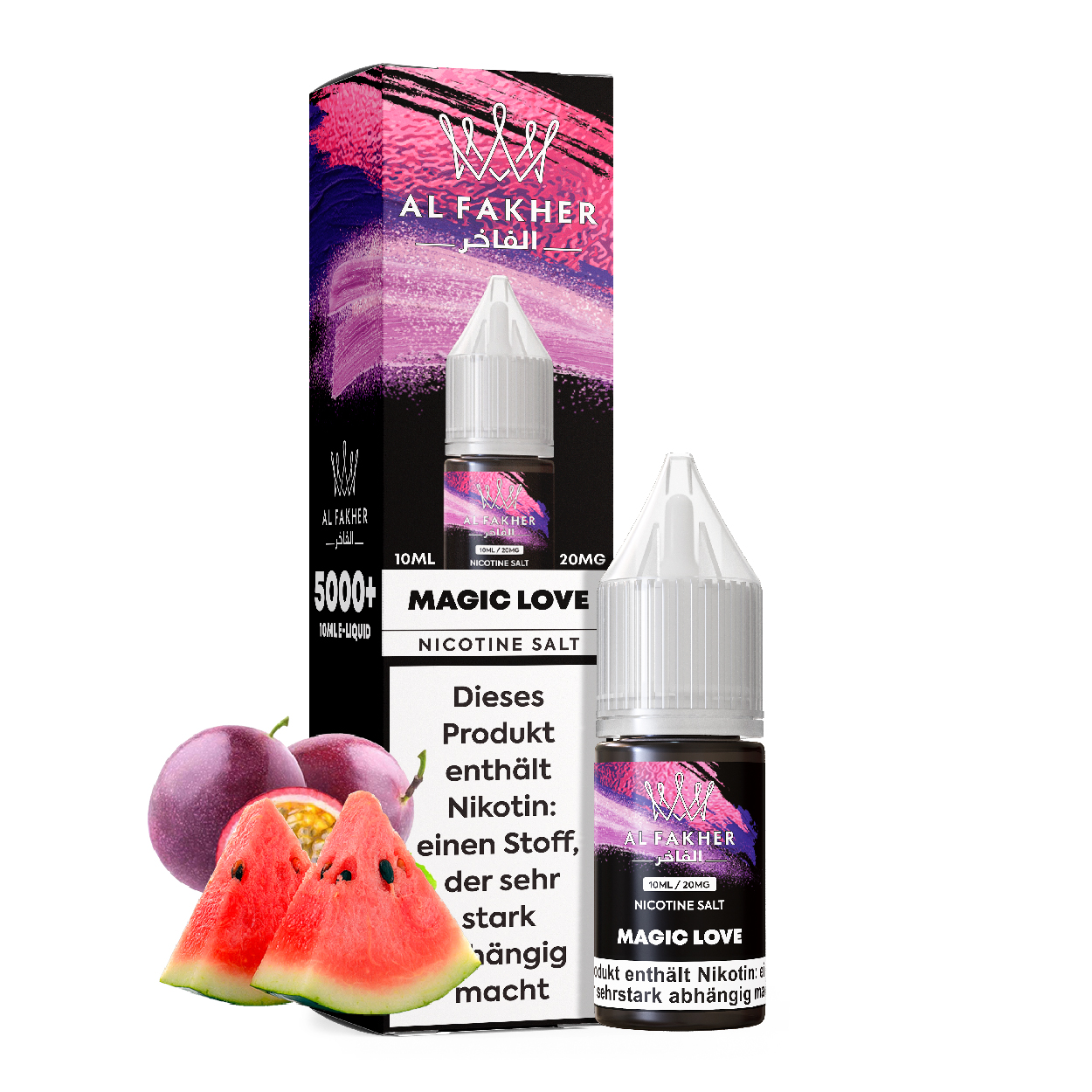 Al Fakher Nic Salt Liquid 10ml – Magic Love 20mg Nikotin | Verschiedene ...