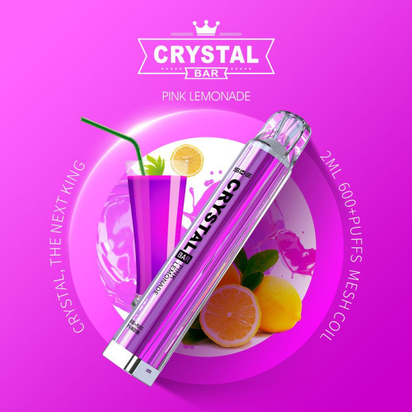 Crystal Bar Vape 600 - Pink Lemonade günstig | Shisha-Net.de