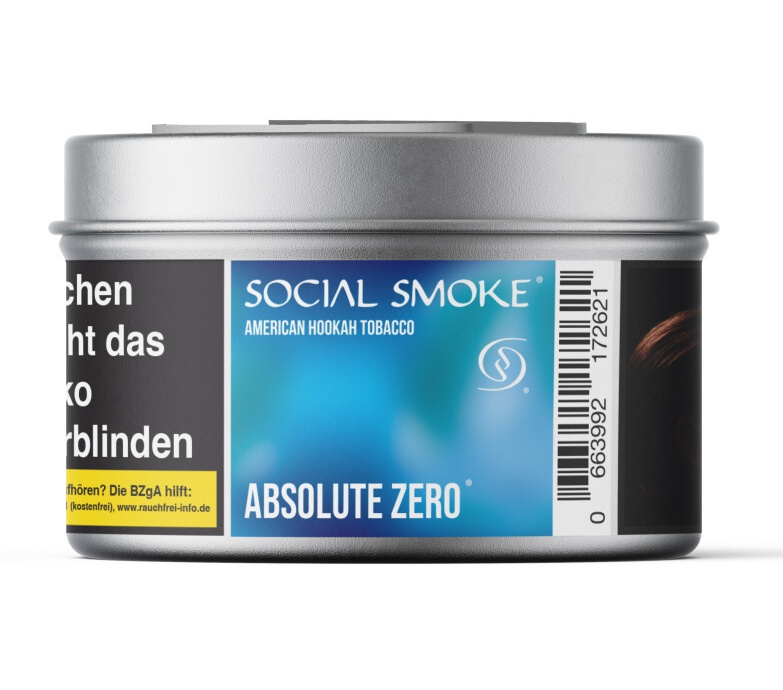 Social SmokeTabak - Absolute Zero 200g günstig kaufen | Shisha-Net.de