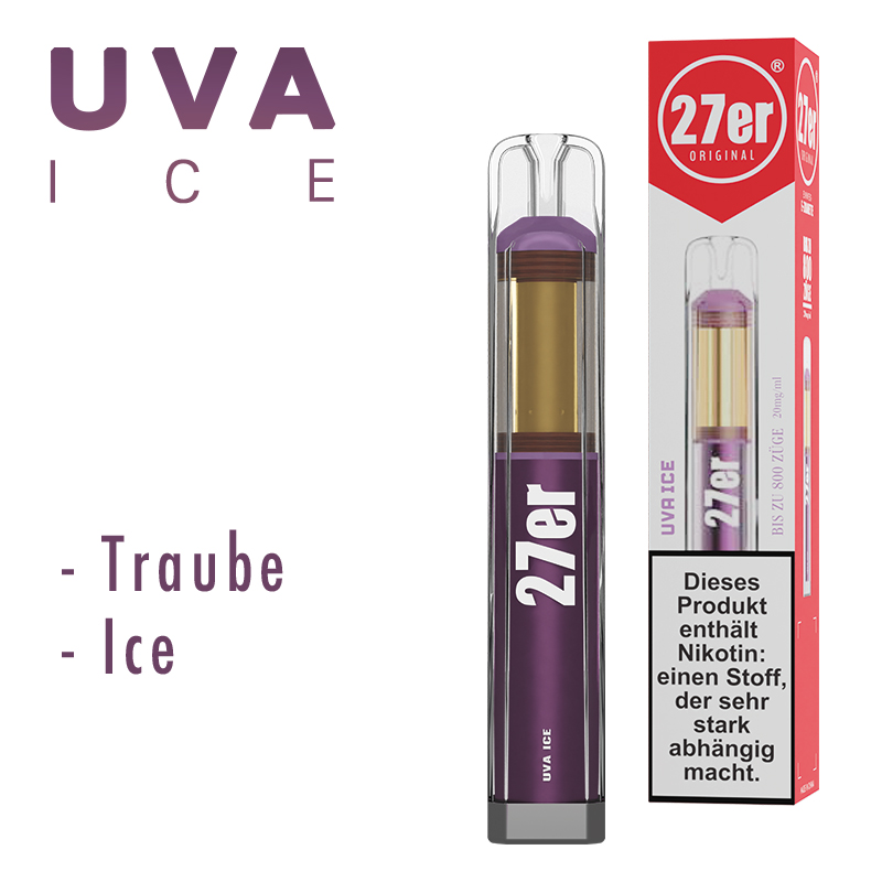 Venookah 27er 800 E-Shisha Vape - UVA Ice günstig | Shisha-Net.de